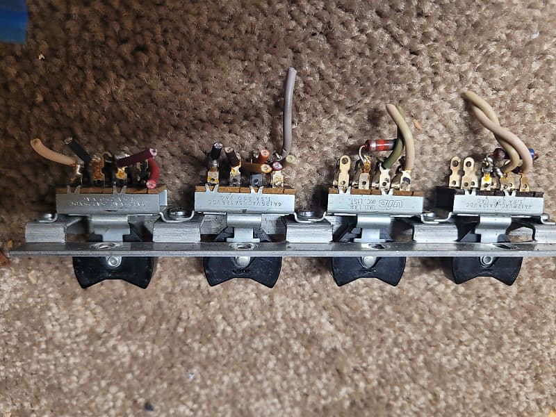 Ampeg Rocker Switch Rail Assembly for VT-22, V-4 70's | Reverb