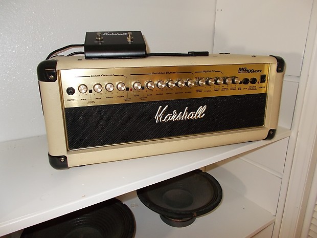 Marshall MG100HDFX Head WHITE w/Footswitch | Reverb