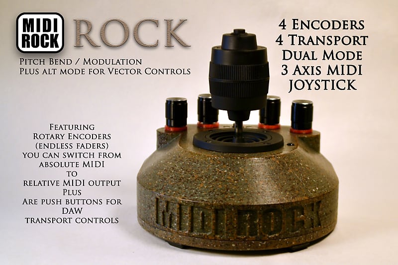 3 Axis MIDI Joystick w/ 4 Push Button Dual Mode Rotary | Reverb