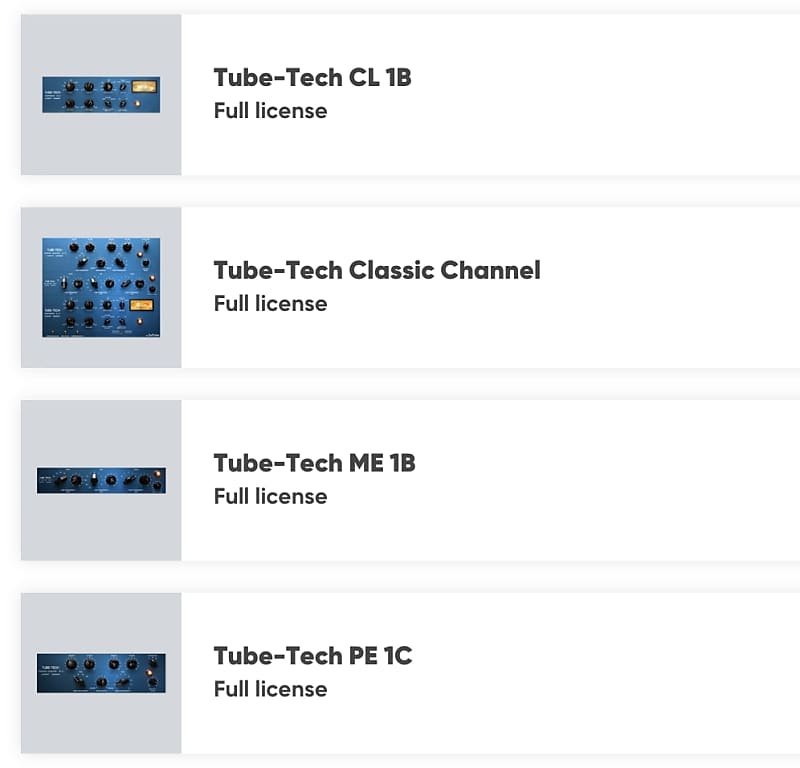 Softube Tube-Tech Classic Bundle | Reverb