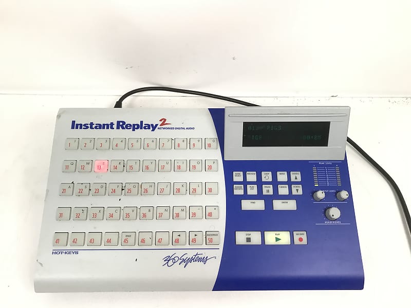 360 Systems Instant Replay 2 DR-600 Hard Disk Audio Clip | Reverb
