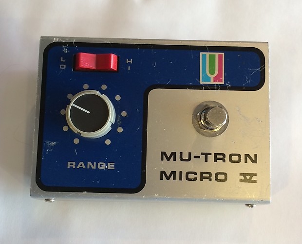 Mu-Tron mutron Micro V 1970's grey/blue | Reverb