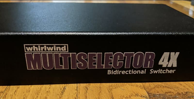 Whirlwind Multisector x4 Black rack-mount switcher | Reverb
