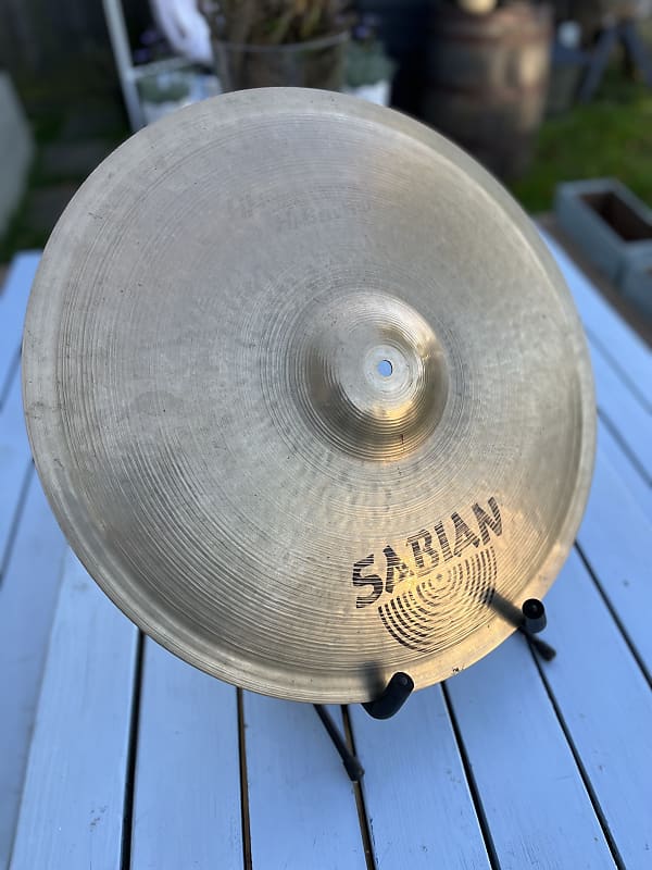 Sabían Hand Hammered sound control Hi bell Ride | Reverb
