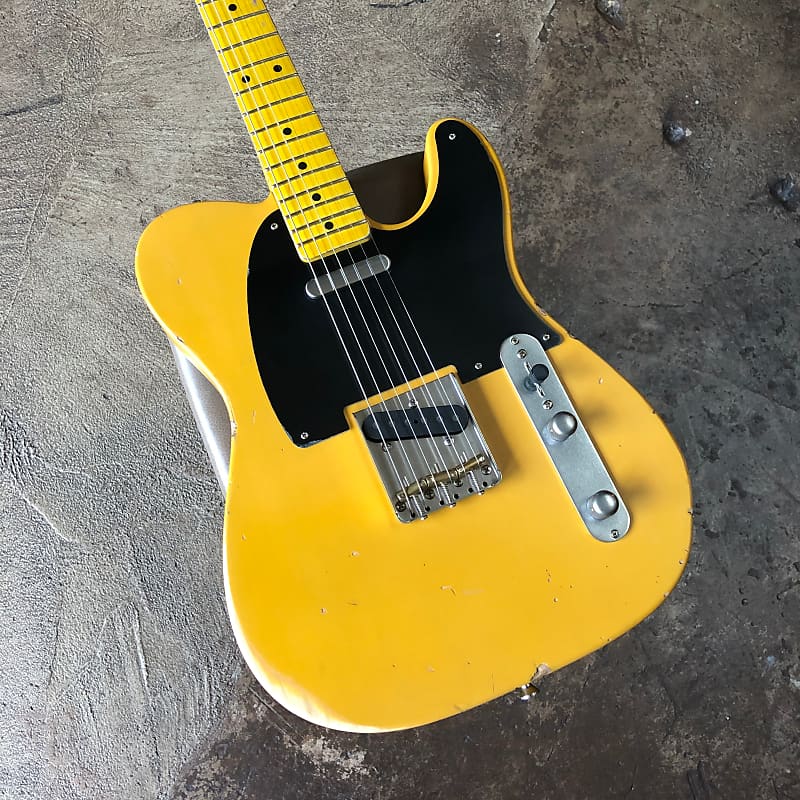 Nash T-52 Telecaster, Butterscotch Blonde with Medium Aging | Reverb
