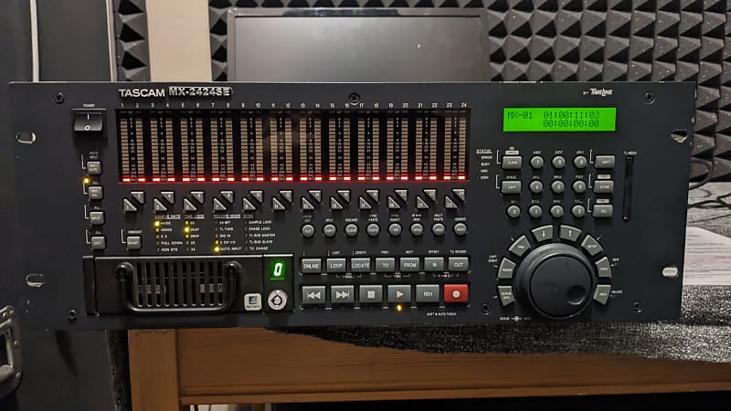 Tascam MX2424 24 track hard disk digital recorder ADAT inputs | Reverb