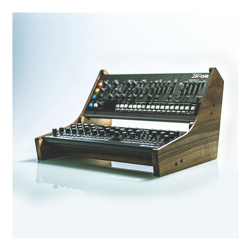 Stand for 2 Roland Boutique synthesizer modules | Handmade | Reverb