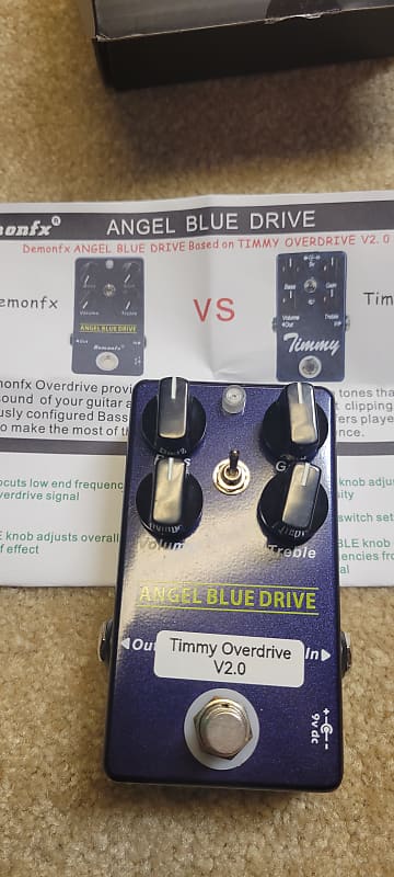 Demonfx Angel Blue Drive based on Timmy Overdrive v2.0 | Reverb