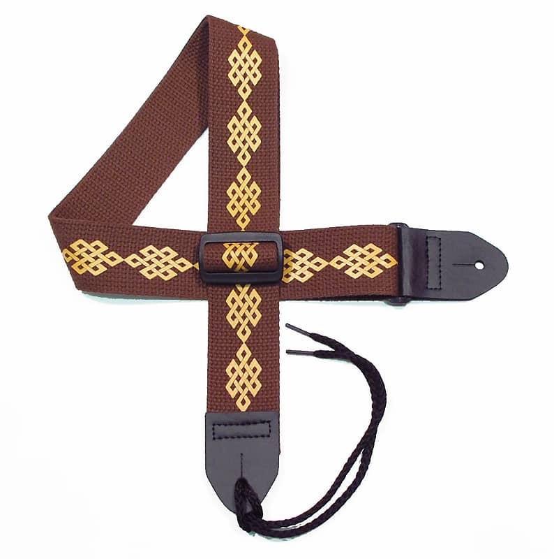 Legacystraps Celtic Knot Guitar Strap with Celtic Diamond | Reverb