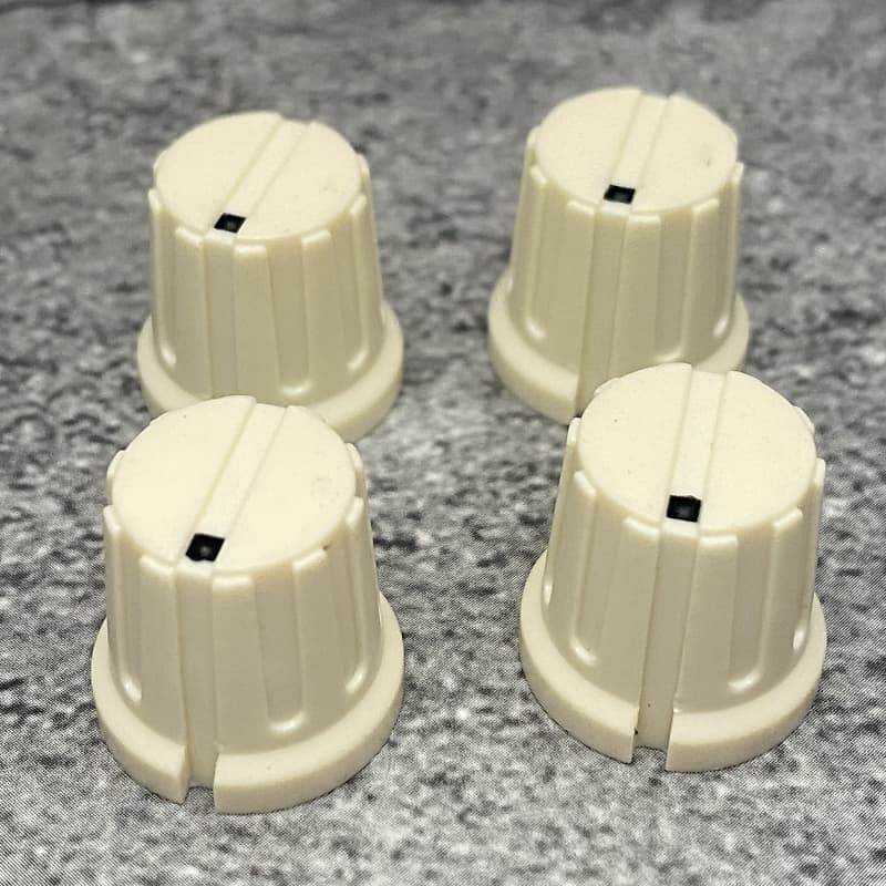4x Cream Guitar Fx Effects Pedal Mixer Knobs Mixing Control | Reverb