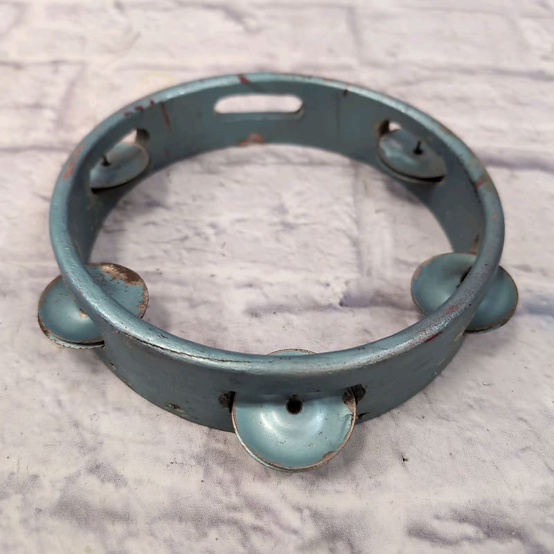 Unknown 7" Blue Tambourine | Reverb