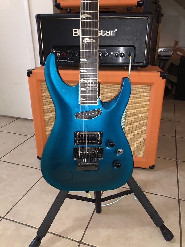 Kramer Stagemaster Custom I 1 1988-89 - Metallic Blue (Aqua | Reverb