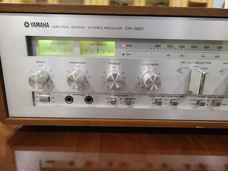 Yamaha CR-820 Stereo Receiver-Recapped-Serviced | Reverb