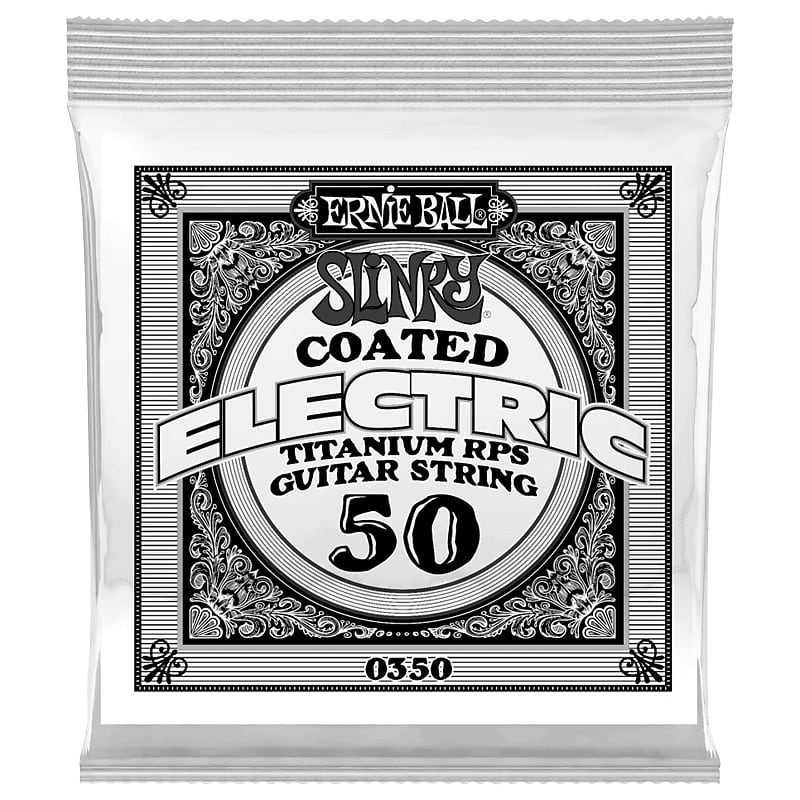 0350 Slinky Coated Titane 50 Ernie Ball | Reverb