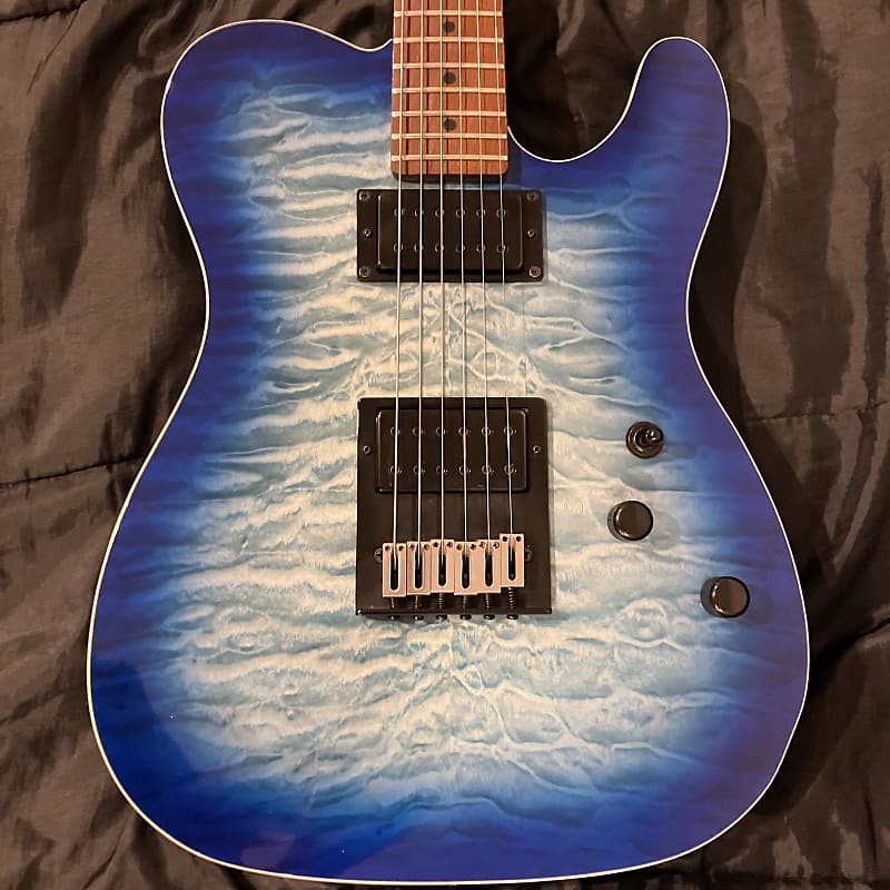 Schecter PT Pro 2021 Trans Blue Burst | Reverb