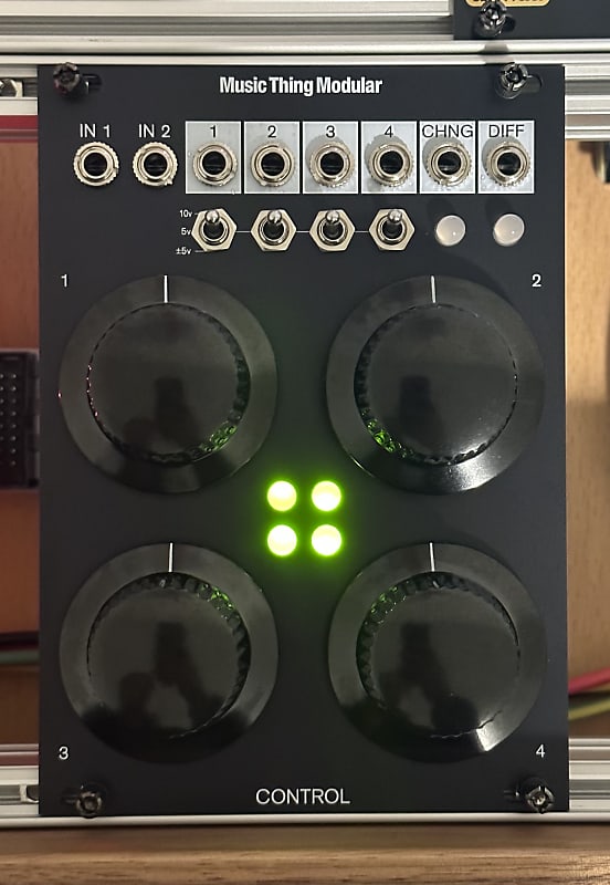 Music Thing Modular Control 2023 Black Aluminum CV Attenuator | Reverb