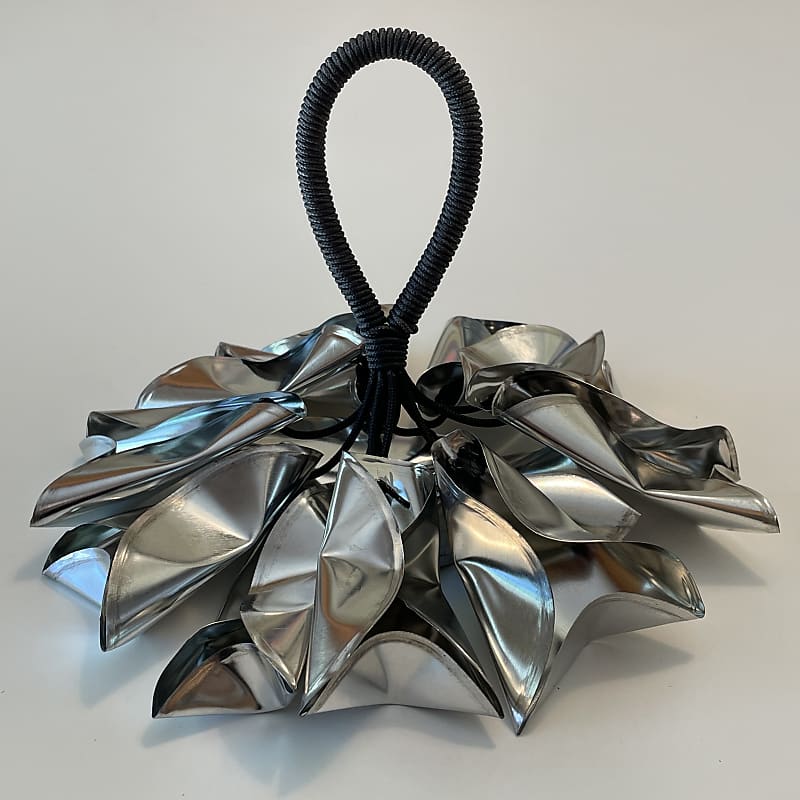 Upcycled Percussion - Folded Metal Hand Rattle / Shaker - | Reverb