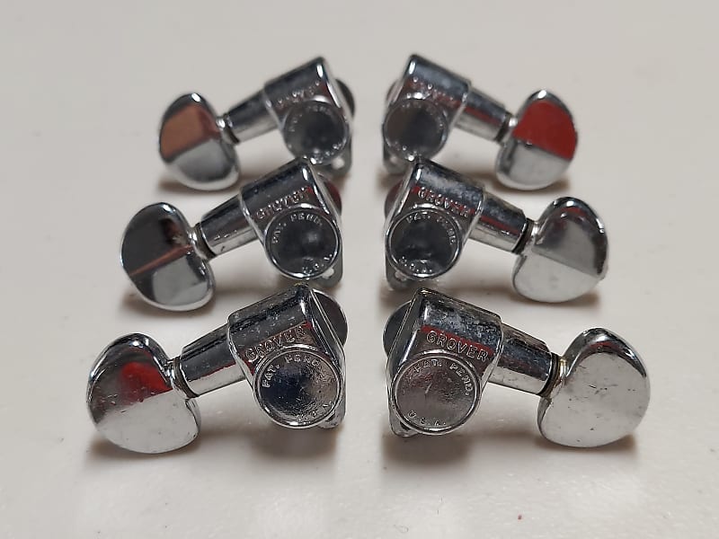 1960s 70s Grover Pat Pending 3 + 3 Futra Tuners + Bushings & | Reverb