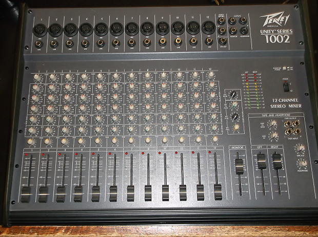 Peavey Unity 1002 12 Channel Mixer | Reverb
