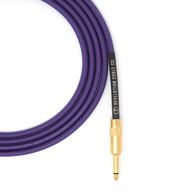 Revelation Cable Company 10′- Purple Nurple Instrument Cable- | Reverb