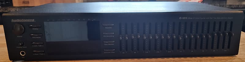 Audio Control C-101 Series III Early 90's Black Excellent | Reverb