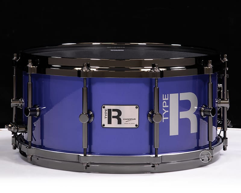Canopus Type R 6.5x14 Galaxy Metallic Snare Drum | Reverb