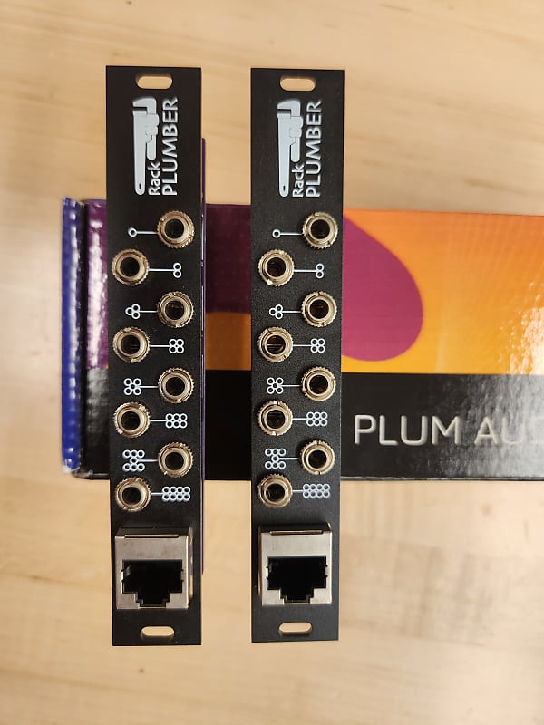 Plum Audio Rack Plumber 3U (Pair) 2022 - Black | Reverb