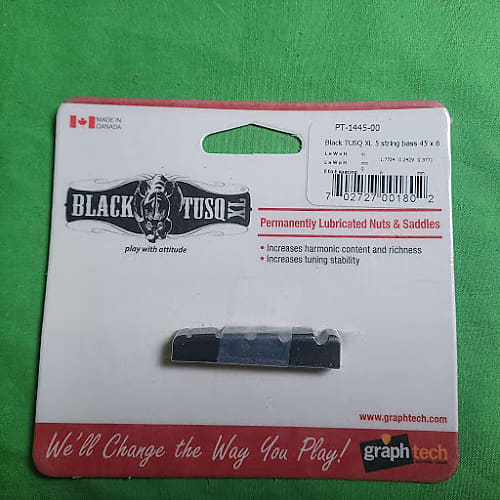 Graph Tech PT-1445-00 BLACK TUSQ XL- 5 string | Reverb