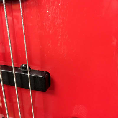 Red Carvin USA 5-String Factory Bass BK5 w/ Original Case | Reverb