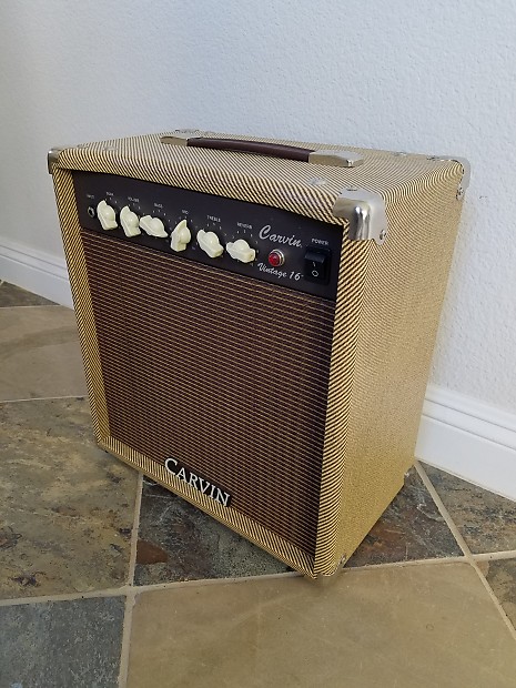 Carvin V-16 w/ vintage tweed vinyl | Reverb