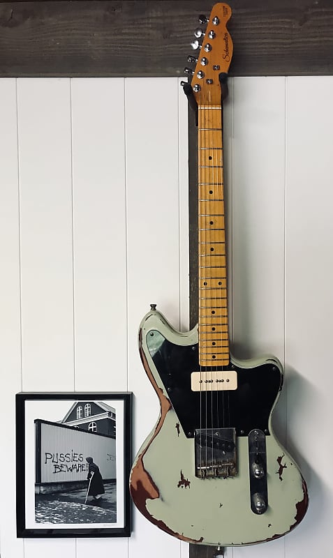 SCHEMATICA Offset Telemaster Jazzcaster Custom Shop Relic | Reverb