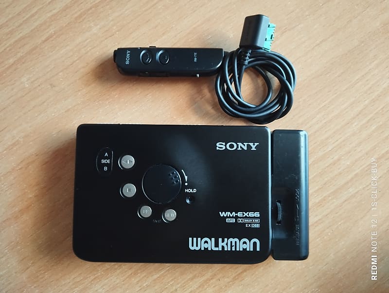 Sony Walkman Cassette player WM- EX66 black Cassette | Reverb UK