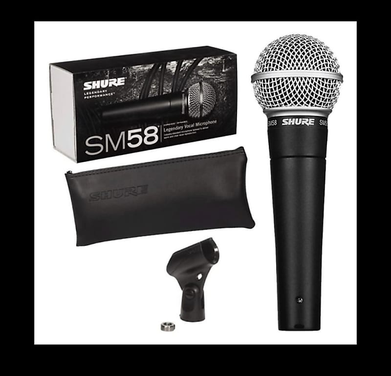 Shure SM58S Handheld Cardioid Dynamic Microphone with On / | Reverb