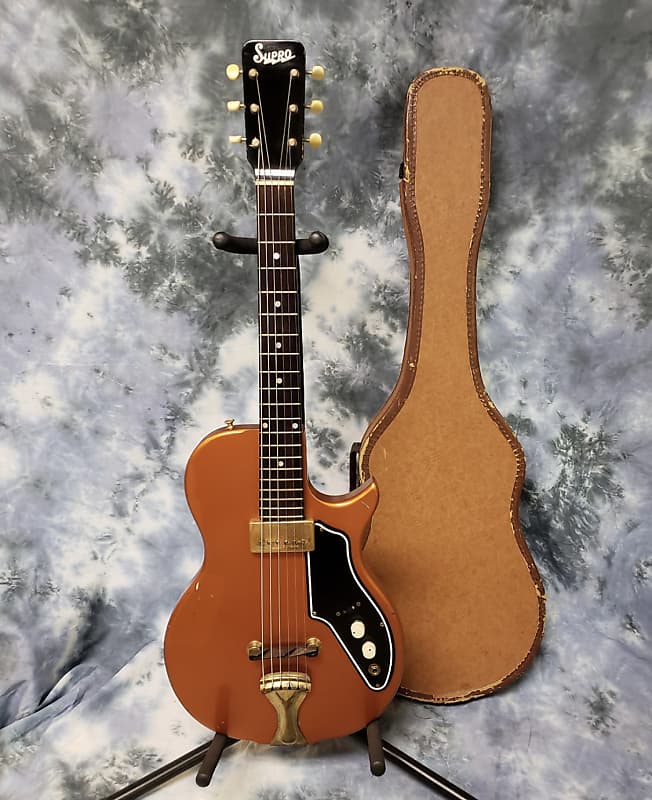 Early 1960’s Vintage Tosca (Supro) Thunderstick Shortscale | Reverb