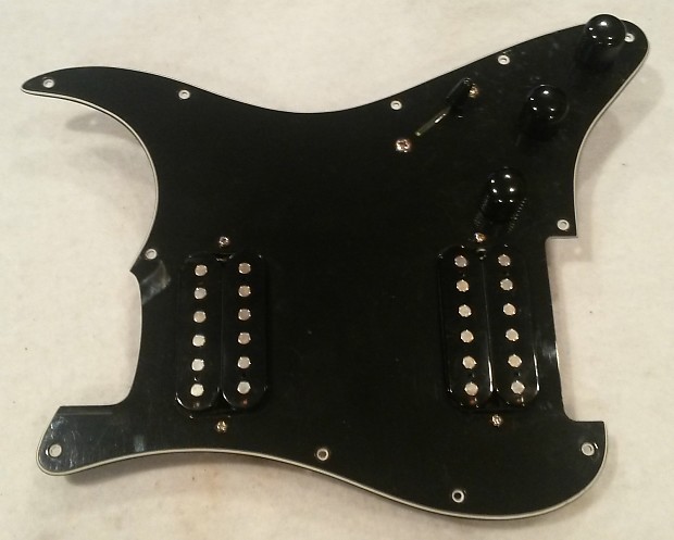 Squier Standard Strat Loaded HH Pickguard | Reverb