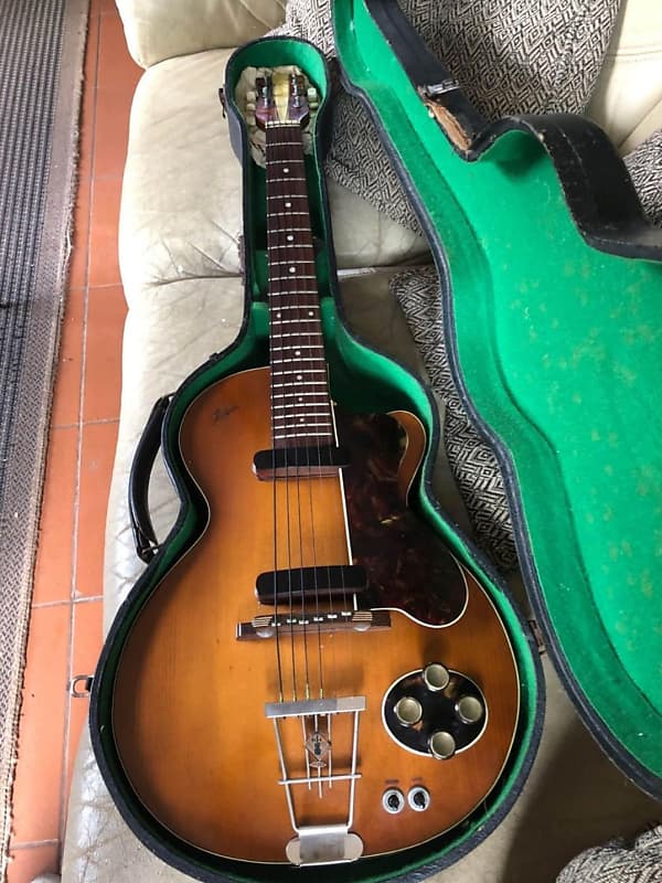 Rare Hofner Club 50 1956 Natural- OHSC | Reverb UK