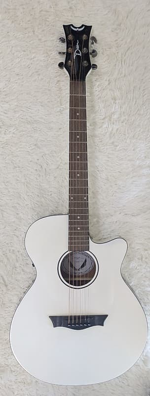 Dean Model AX PE CWH Performer Classic White Acoustic | Reverb