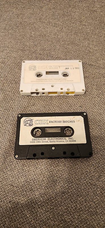 Oberheim 1970s80sFor Sale: Oberheim OB-X Factory Patches | Reverb