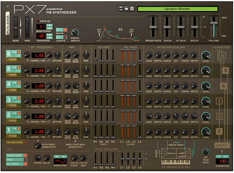 Reason Studios PX7 FM Synthesis Rack Ext (Download) | Reverb