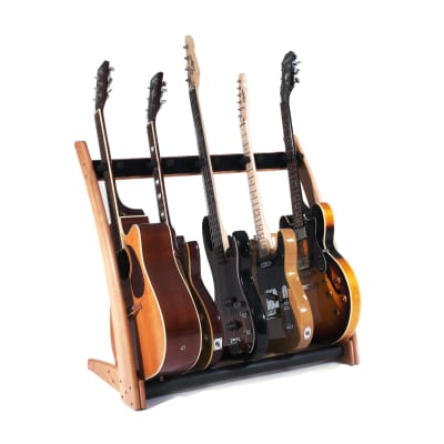 Ruach GR-2 Curve Customisable 5 Way Guitar Rack and Holder | Reverb UK