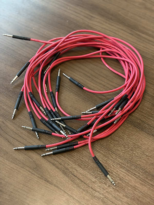 Mogami TT Quad Patch Cables Red | Reverb