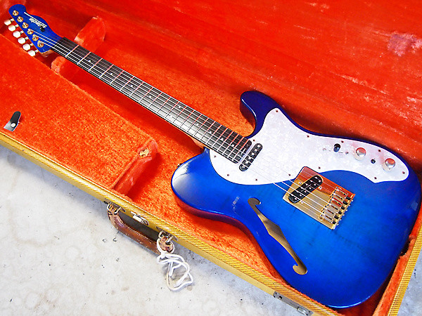 Blade Telecaster Thinline Ocean Blue Made in Japan | Reverb