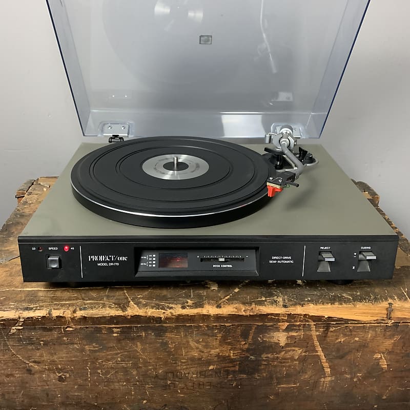 Project One Dr-770 Early 80's MIJ Turntable Plus records | Reverb