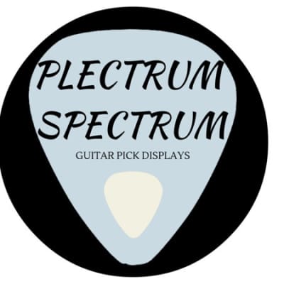 Plectrum Spectrum™ Black 8" x 10" Guitar Pick Display Frame | Reverb