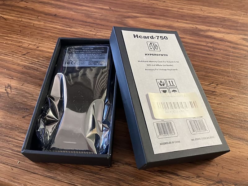 Hypersynth Hcard-750 Memory Cartridge for Roland D-50, | Reverb
