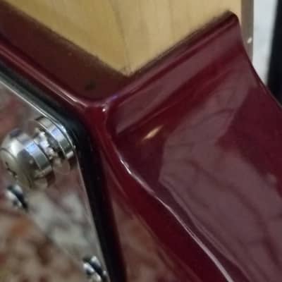 Hamer Slammer XP1 Explorer 1999 MIK - Transparent Wine Red | Reverb