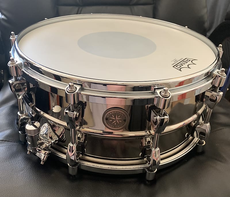 Tama Starphonic 14x6 Nickel Plated Brass Snare! Mint! | Reverb