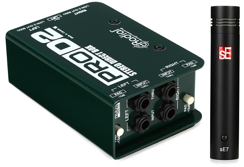 Radial ProD2 2-channel Passive Instrument Direct Box Bundle | Reverb