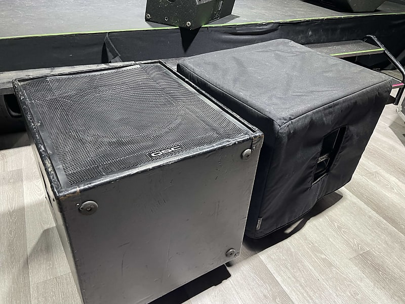 Pair - QSC Subwoofers HPR181W(With Covers) | Reverb