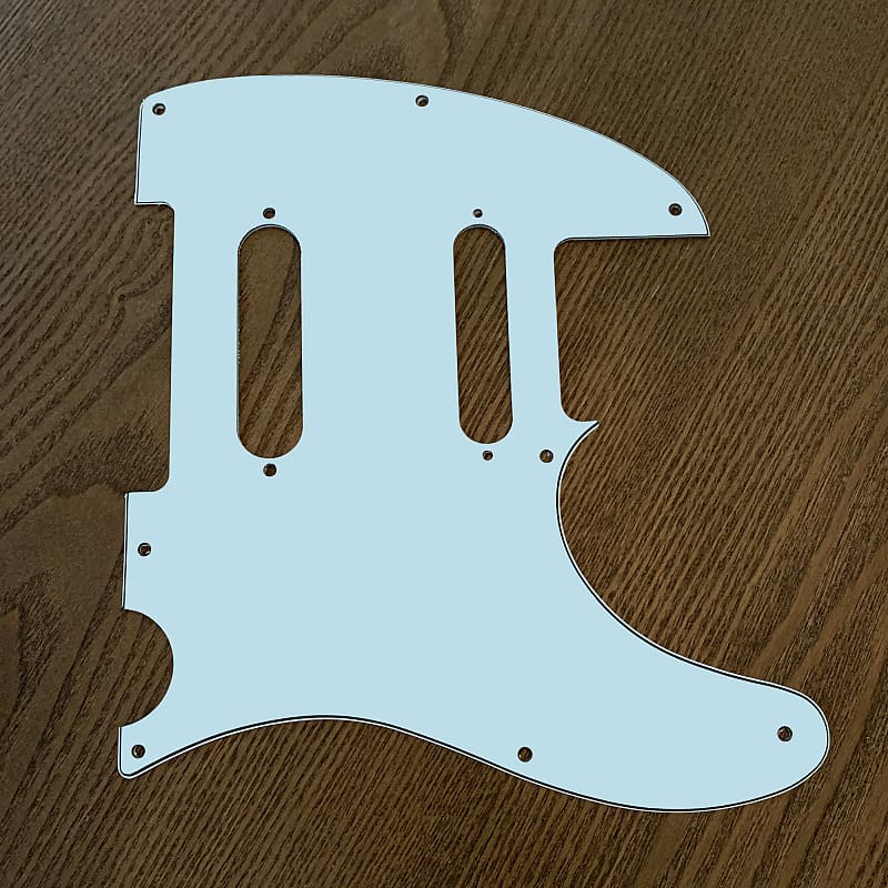 Light Blue Nashville Telecaster style Pickguard 2021 by | Reverb